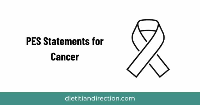 PES Statements for Obesity - Dietitian Direction